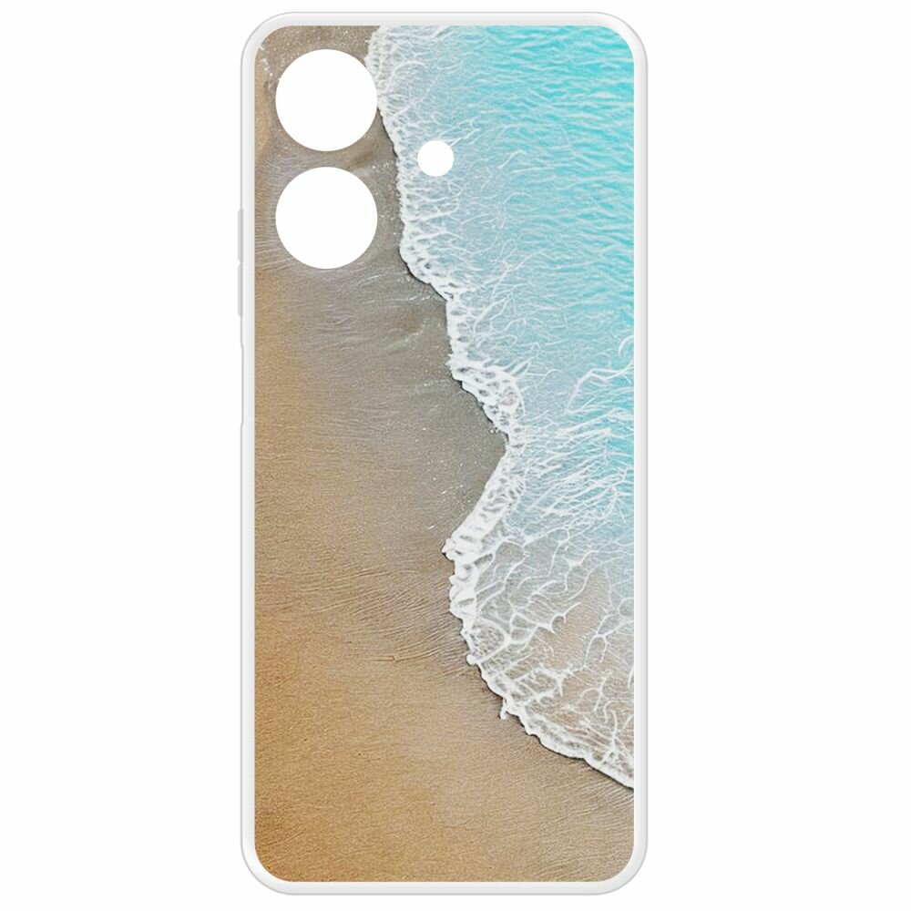 Чехол-накладка Krutoff Clear Case Прибой для Realme Note 60X