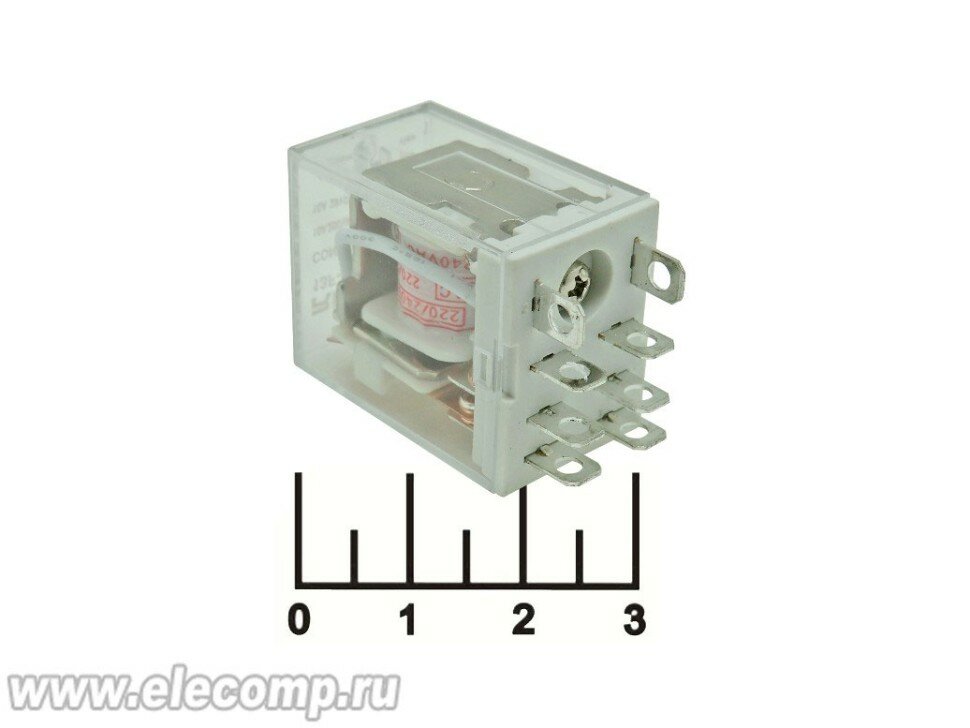 Реле ~220V 10A/250V 13F-2 (SCL)