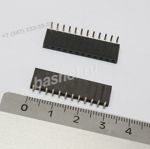 Разъем штыревой PBSR-1x12 (2,54)