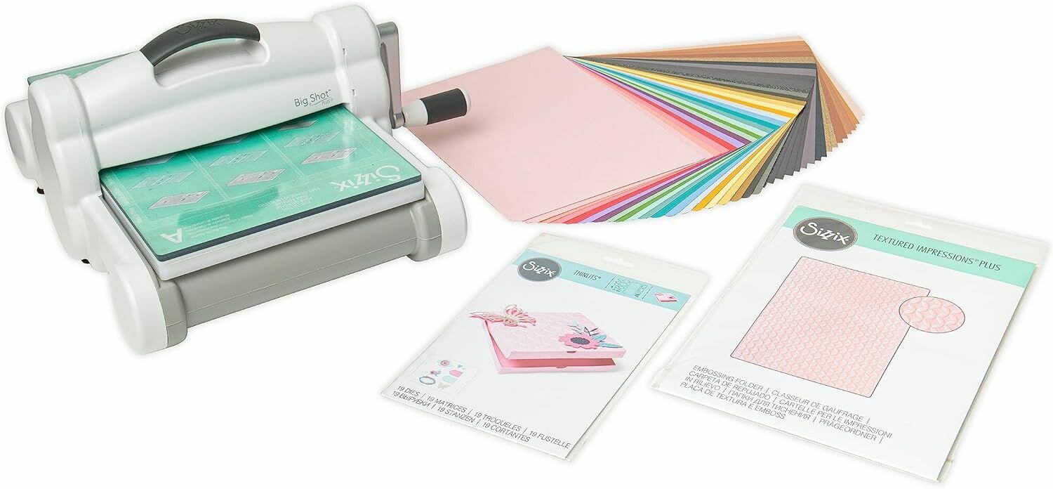 Машинка для вырубки и тиснения Sizzix Big Shot со стартовым набором
