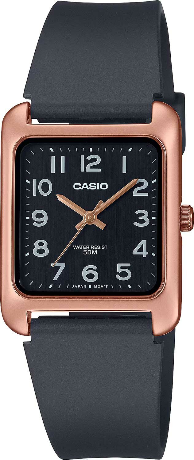 Наручные часы CASIO, черный/розовое золото
