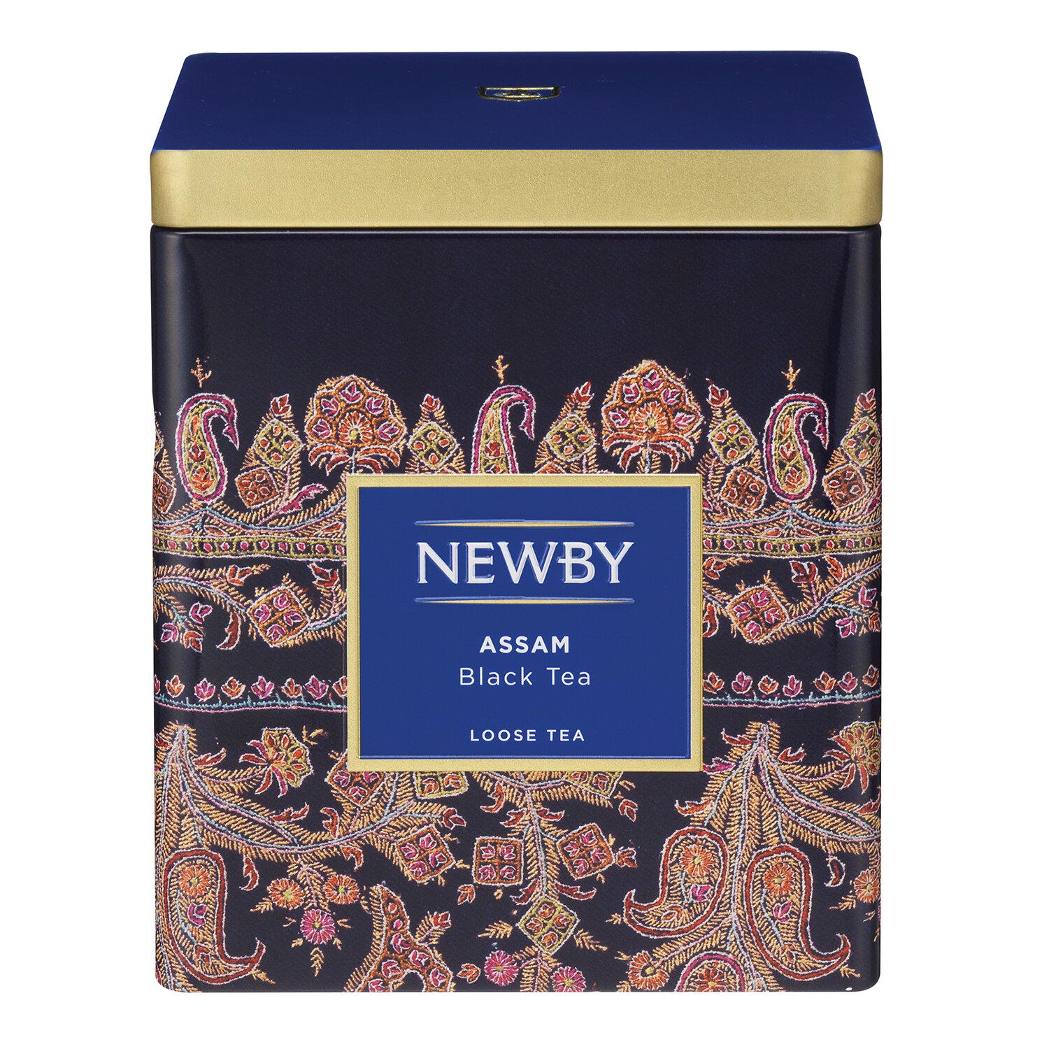 Чай Newby "Ассам", листовой, черный, 1/125 гр, в жестяной банке