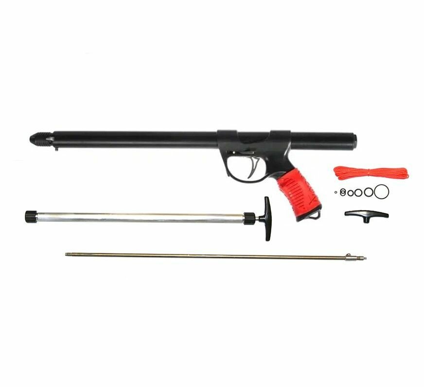 Ружье для подводной охоты пневматическое VECTOR C750 рукоять со смещением 2/3 (75 см, гарпун 7 мм, без регулировки силы боя)