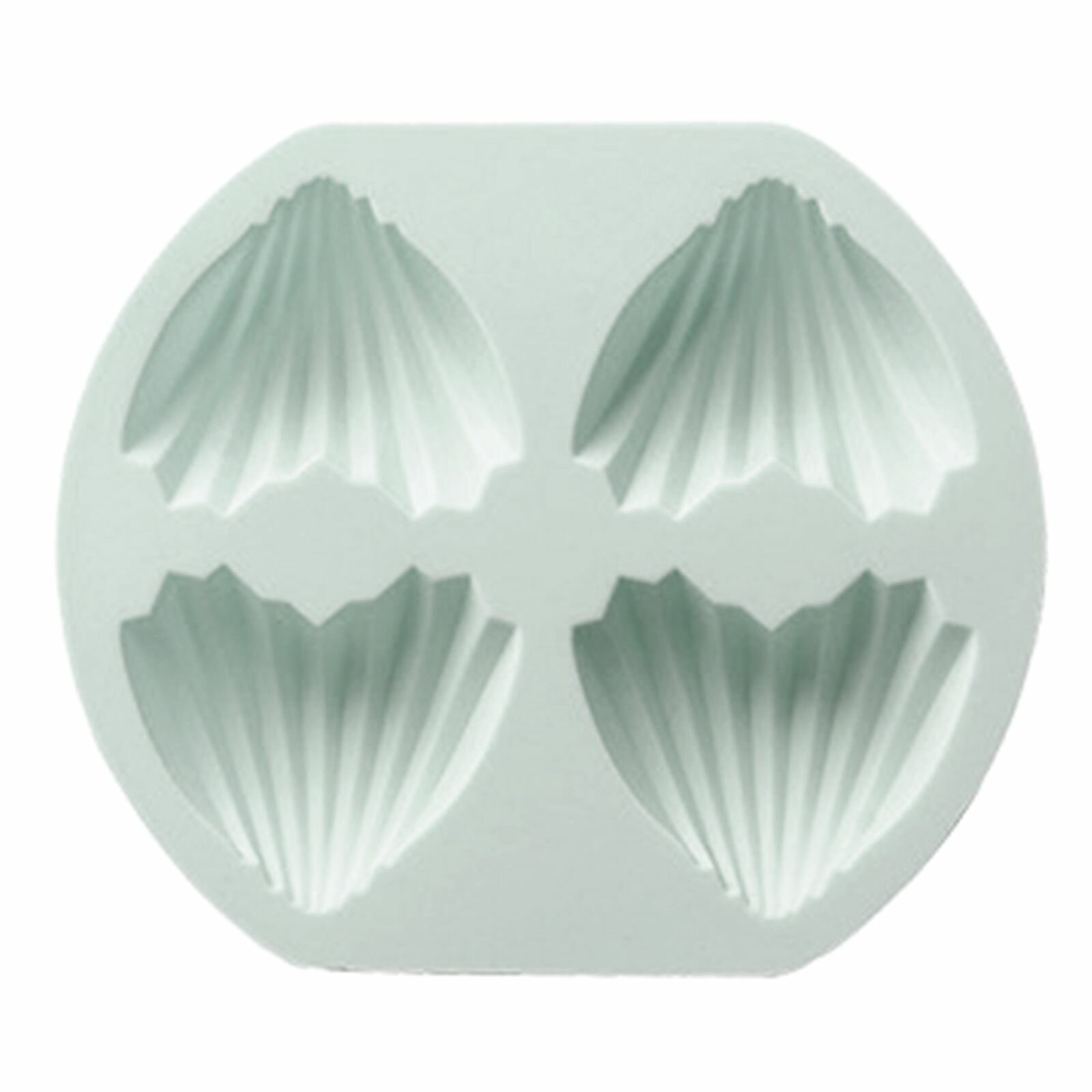 4 формы для торта "Мадлен" в форме сердца-синие