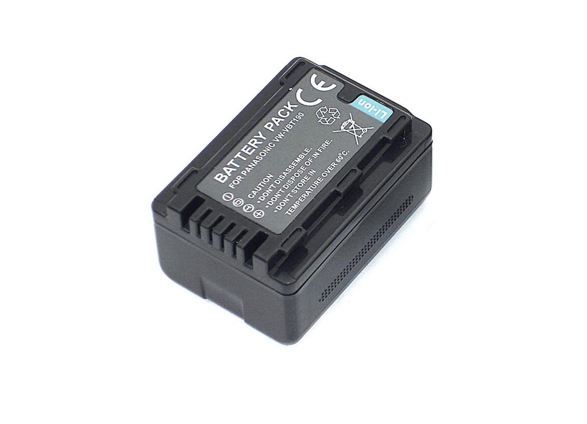 Аккумулятор VW-VBT190 для камеры Panasonic HC-V110 3.6V 1940mAh
