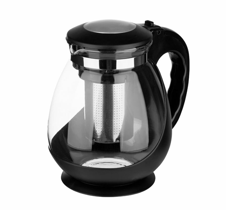 Чайник-заварочный 1,6 л, MALLONY Napoletano 910128, черный