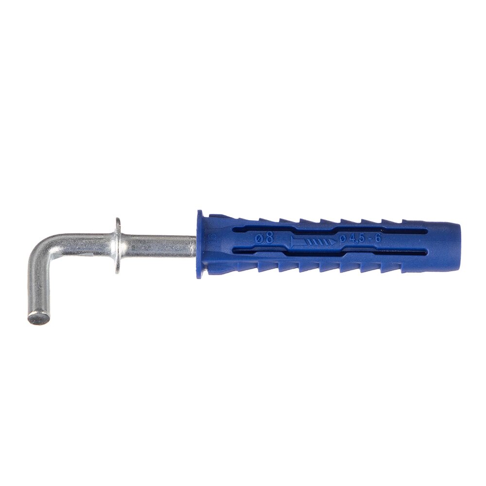 Дюбель универсальный Rawlplug 4ALL 8х40 мм с Г-крюком 4,5х70 мм 8 шт