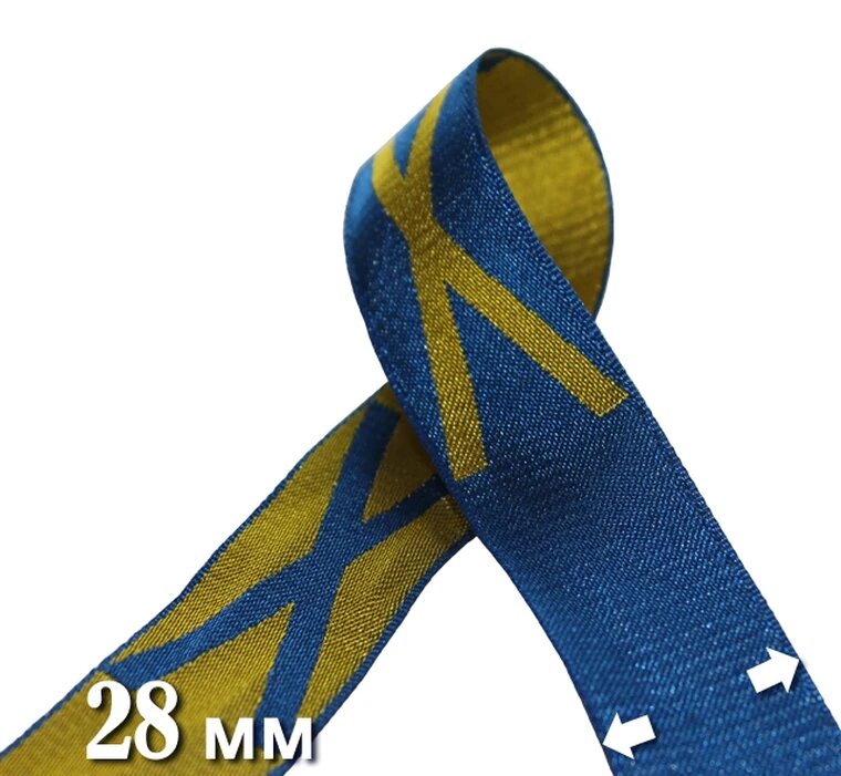 Лента золотая для ношения медалей бой Варяга и Корейца ленты Андреевский флаг сувенирная копия, ордена медали и награды