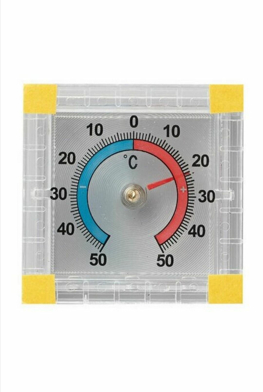 Термометр оконный без сверления / Биметаллический на липучках
