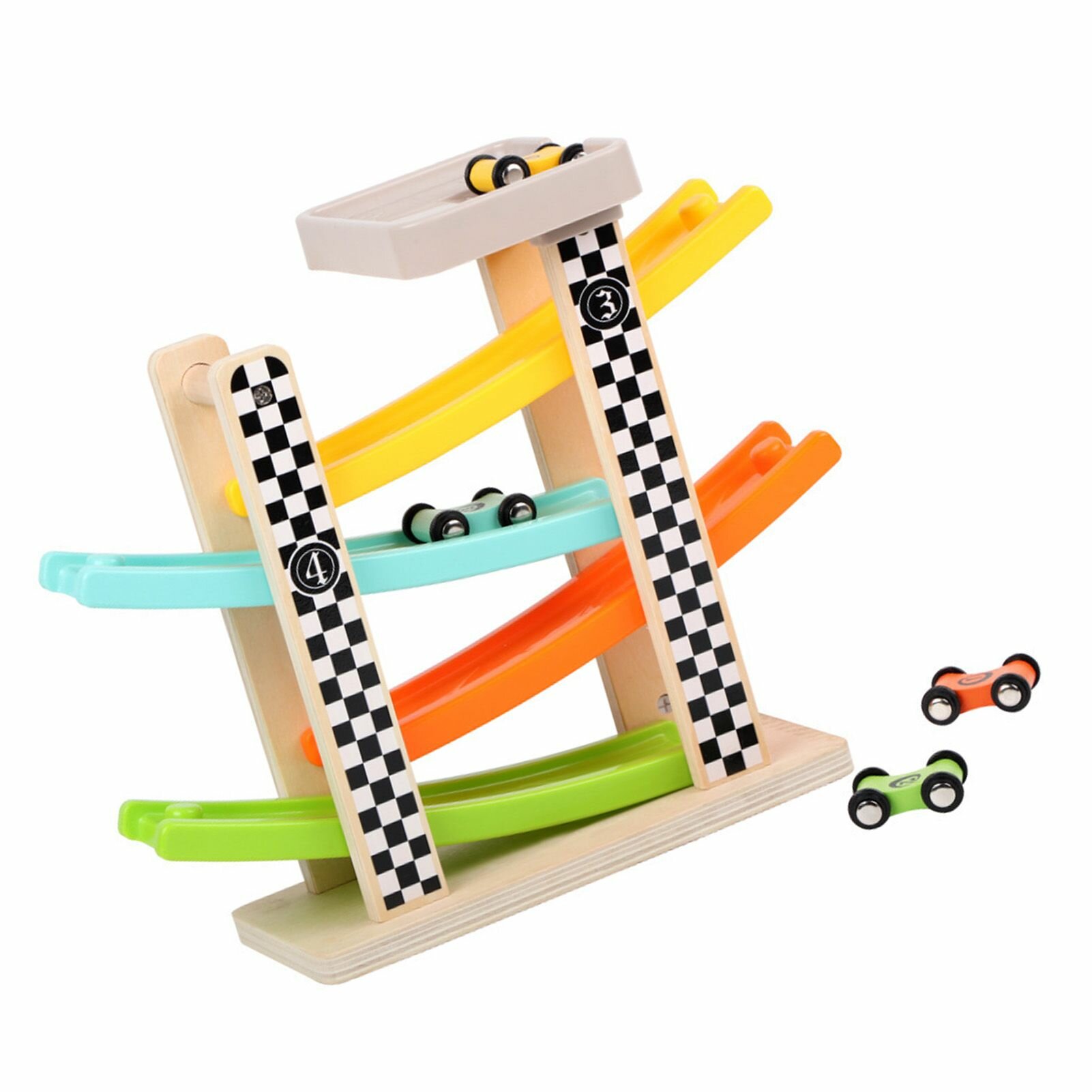 Гоночная трасса на автомобильной рампе