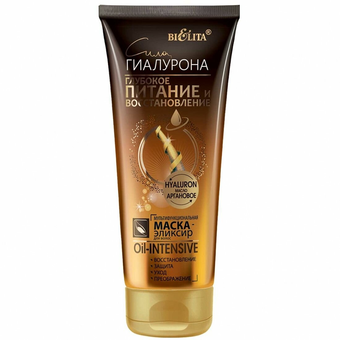 Сила гиалурона Глуб питан и восст Мультифункц. маска-эликсир для в" Oil-intensive", 200мл