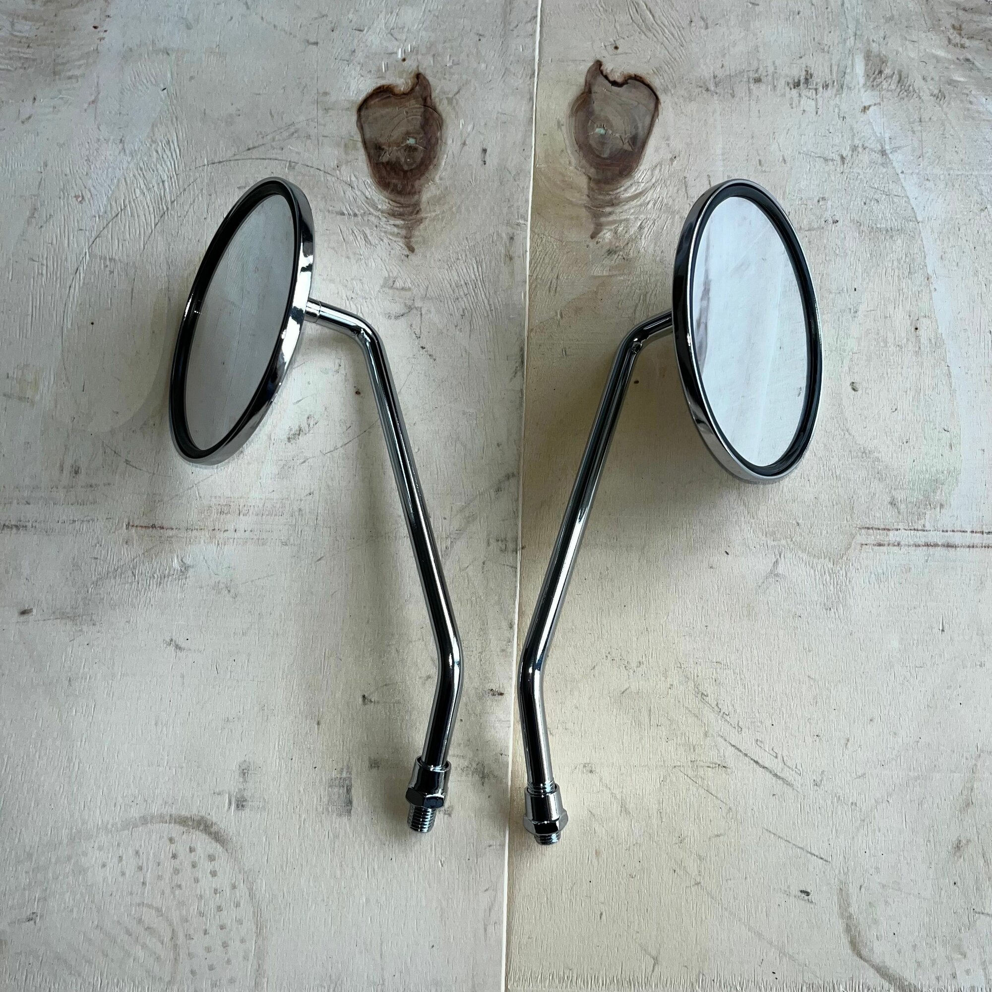 Зеркала для советской мототехники (хромированные)