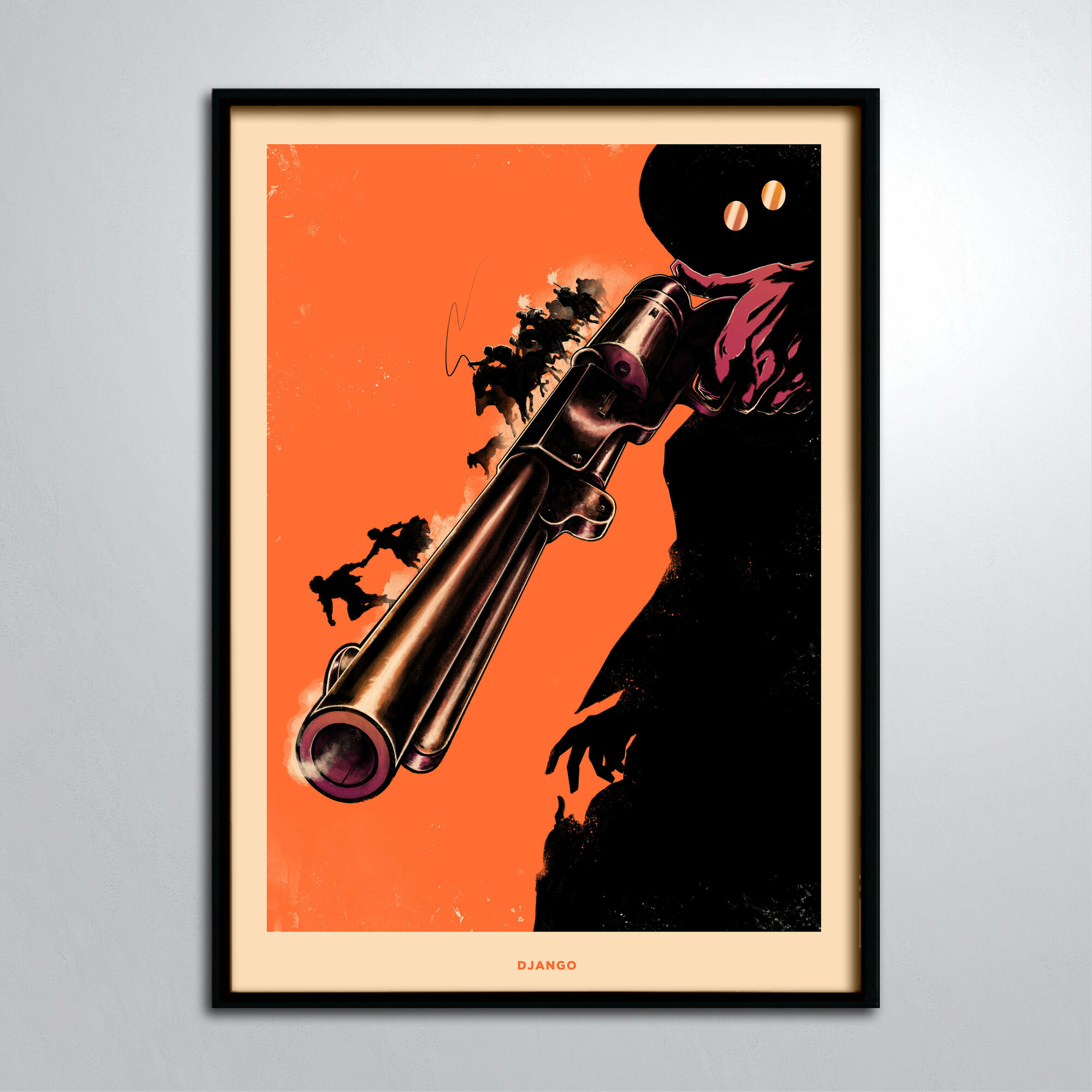 Постер без рамы/ Джанго Освобожденный Винтаж