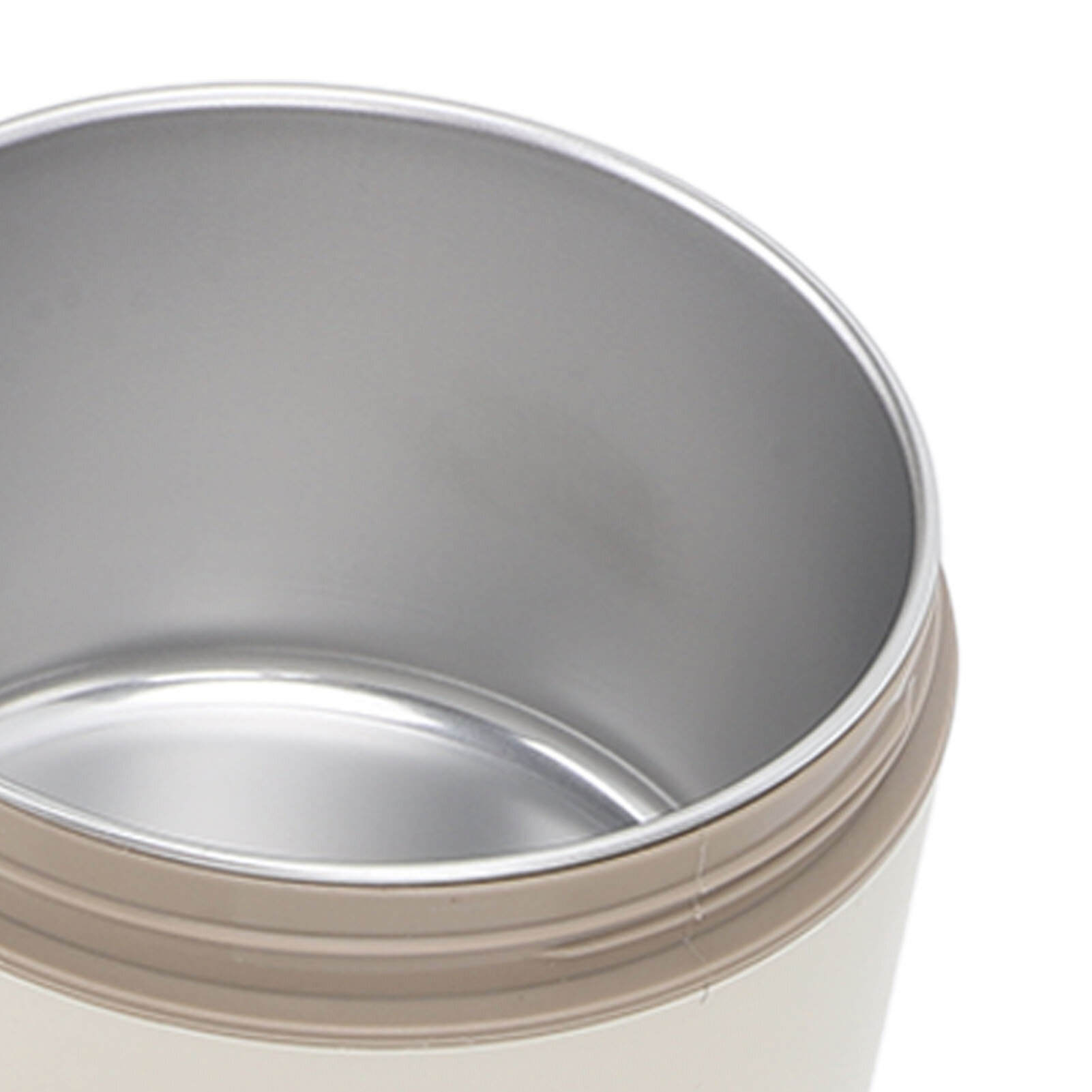 Изолированный контейнер для обеда из нержавеющей стали 304, герметичный универсальный портативный круглый термобокс для бенто с термосумкой, бежевый, 4 шт.