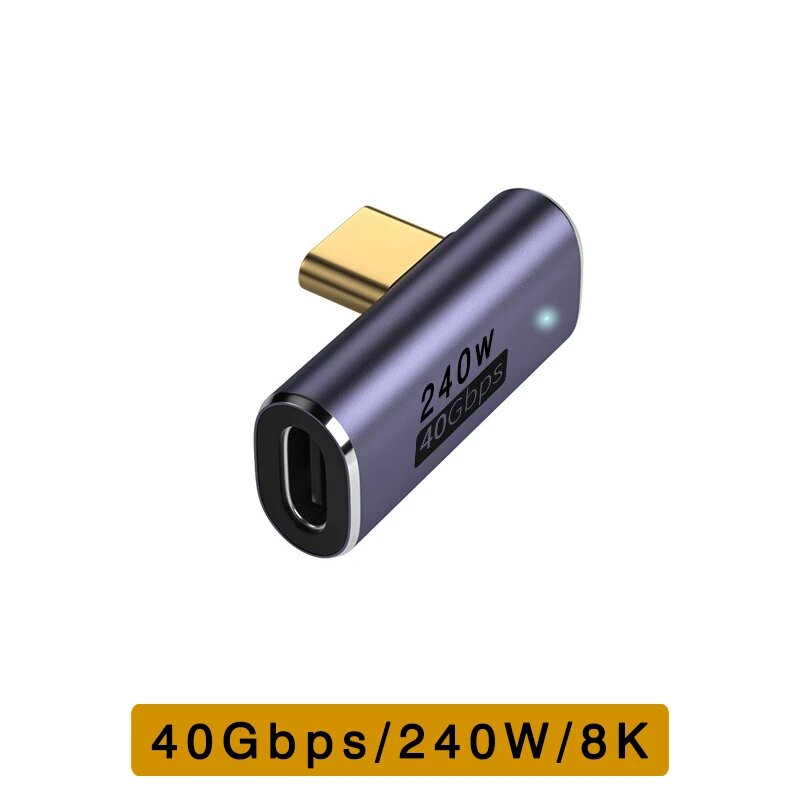 Адаптер USB C - USB C 40 Гбит/с 240W 8K USB4