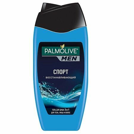 Гель для душа Palmolive для мужчин, Спорт 3 в 1, 250 мл