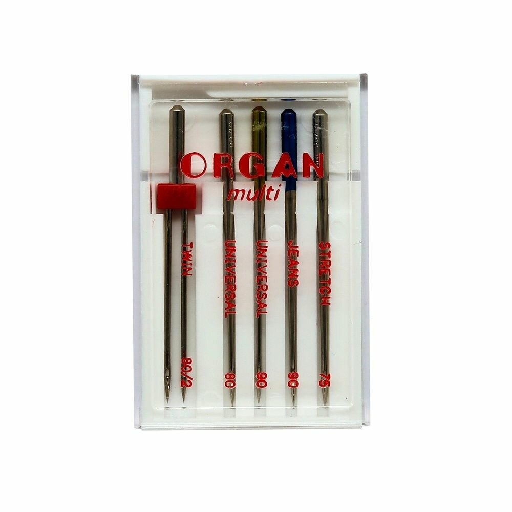 Иглы для швейных машин ORGAN под бытовые, универсальные, 5/Multi, 1 шт