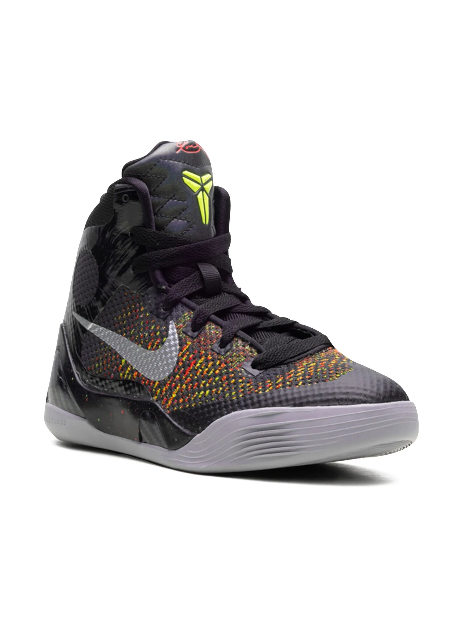 Кроссовки Kobe 9 Elite Protro Masterpiece - Black/Metallic Silver/Bright Crimson/Volt