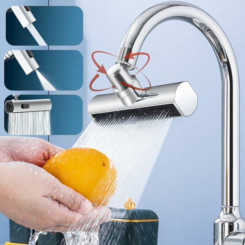 Насадка На Кран Для Кухни, Аэратор Для Смесителя, 3 Режима, Режима Водопада, Водосберегающая Насадка