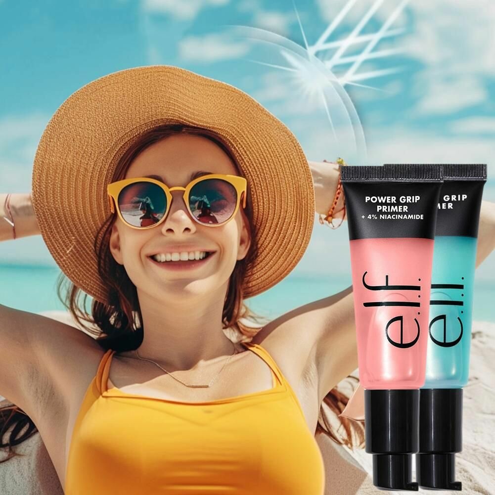 Э. л. ф. Праймер Power Grip Увлажняющий гель для изоляции лицевой части макияжа