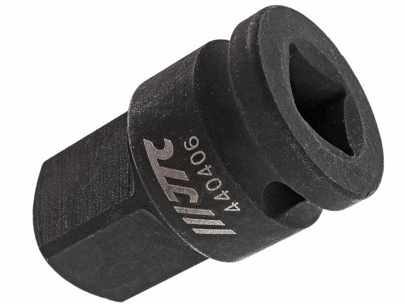 JTC-440406 Адаптер ударный F1/2" х M3/4" диаметр 30мм, L-48мм