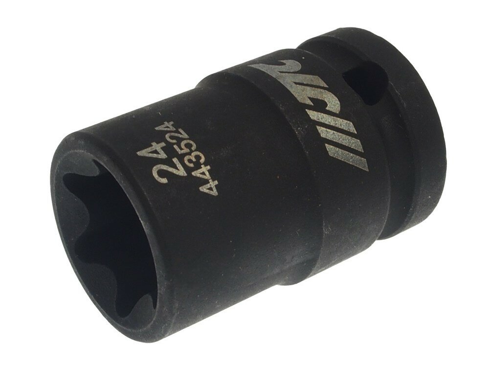 JTC-443524 Головка торцевая ударная 6-гранная 1/2" х E24