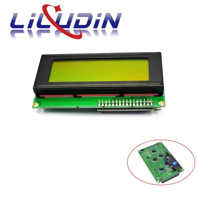 Liludin I2C LCD2004 Green сине-зеленый ЖК-модуль 20x4