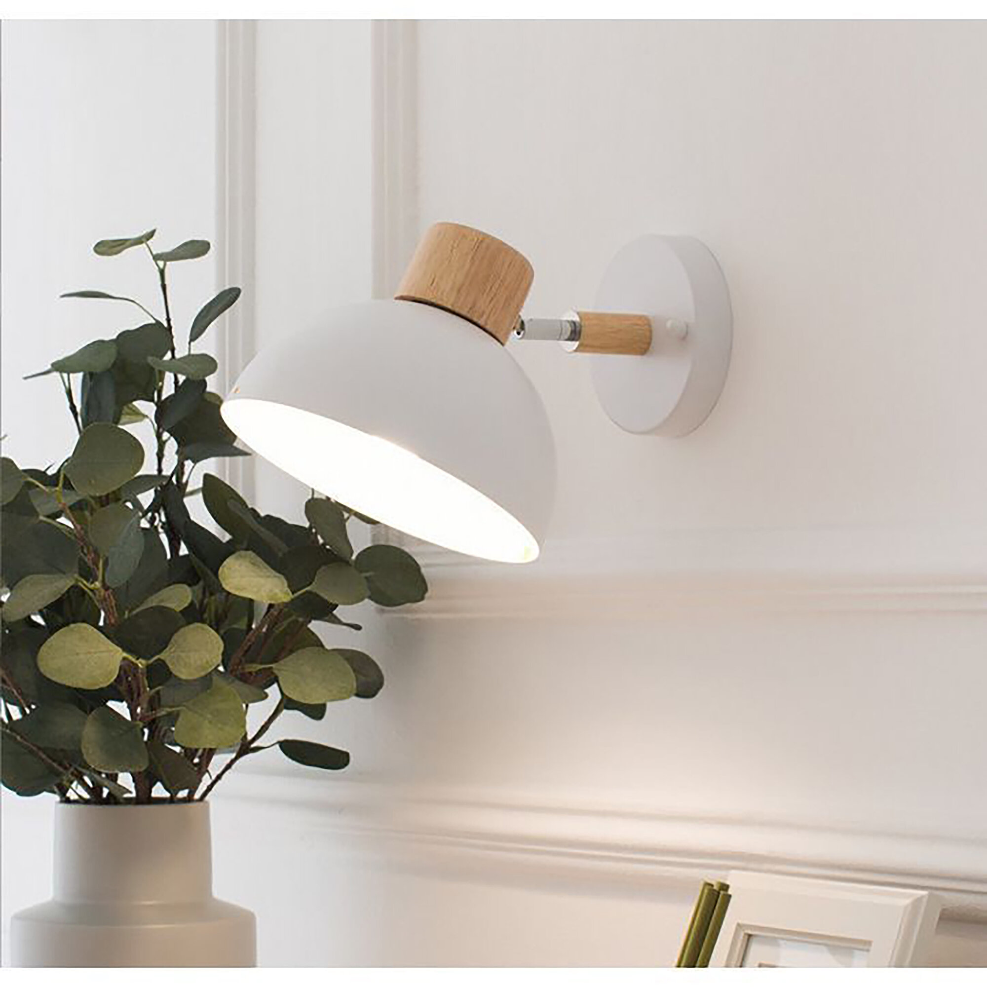 Светильник DIY Macaron Wood Art, минимализм, скандинавский стиль, с выключателем, 220В