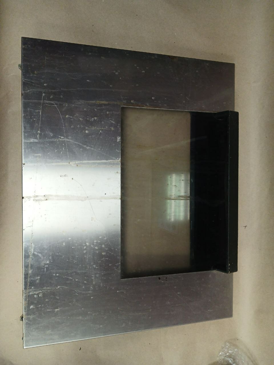 Внешнее стекло духовки в рамке б.у 595×460×3