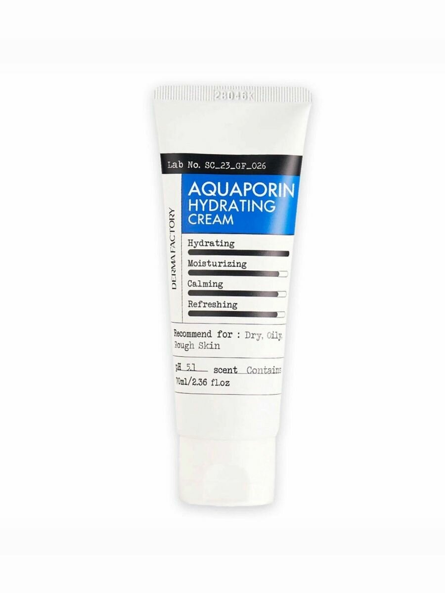 Derma Factory Гель для лица увлажняющий и очищающий AQUA PORIN PEELING GEL 120мл