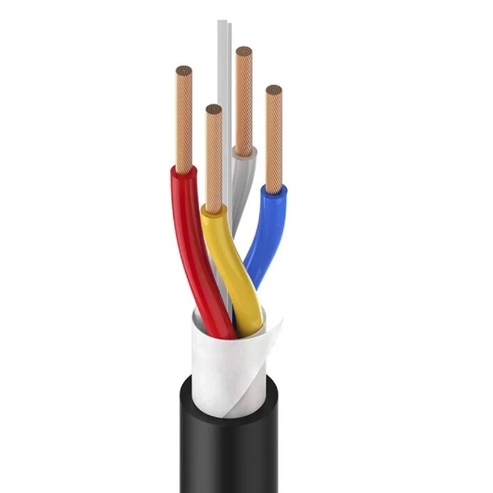 Кабель акустический с катушки Bi-Wire Roxtone SC040DL-LSZH/FRNC/300 Black 300.0m, катушка