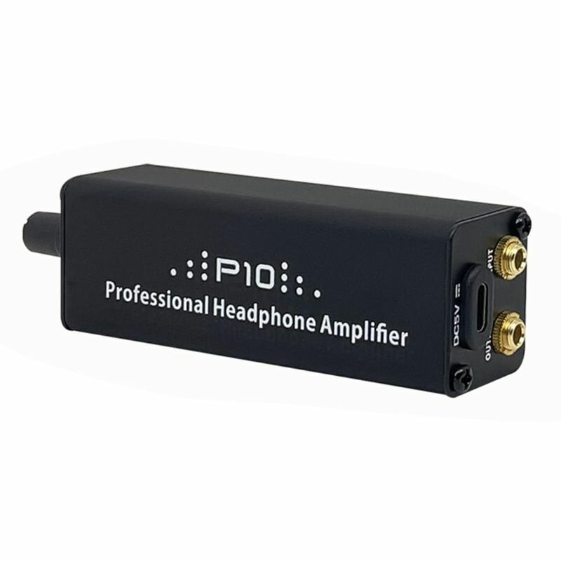 Портативный 3,5-мм входной / выходной усилитель для наушников P10