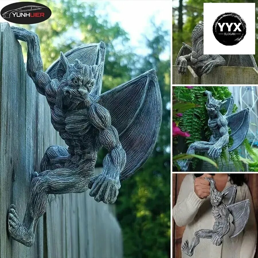 Ограда из драконьих крыльев и горгулий Ограда из драконьих крыльев и горгулий