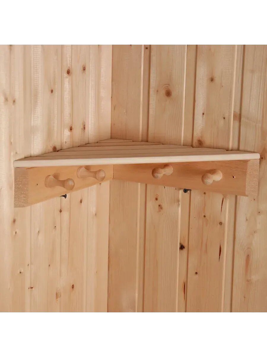 Полка угловая 4 крючка