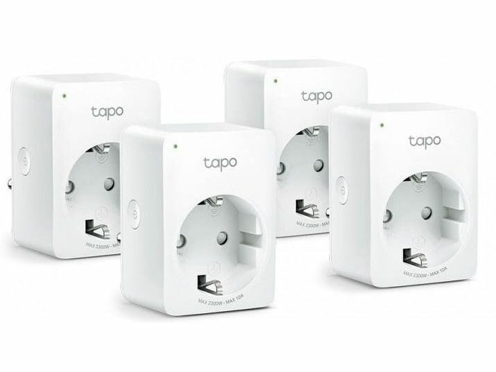 Умная розетка TP-Link TAPO P100(4-PACK) EU VDEBT Wi-Fi