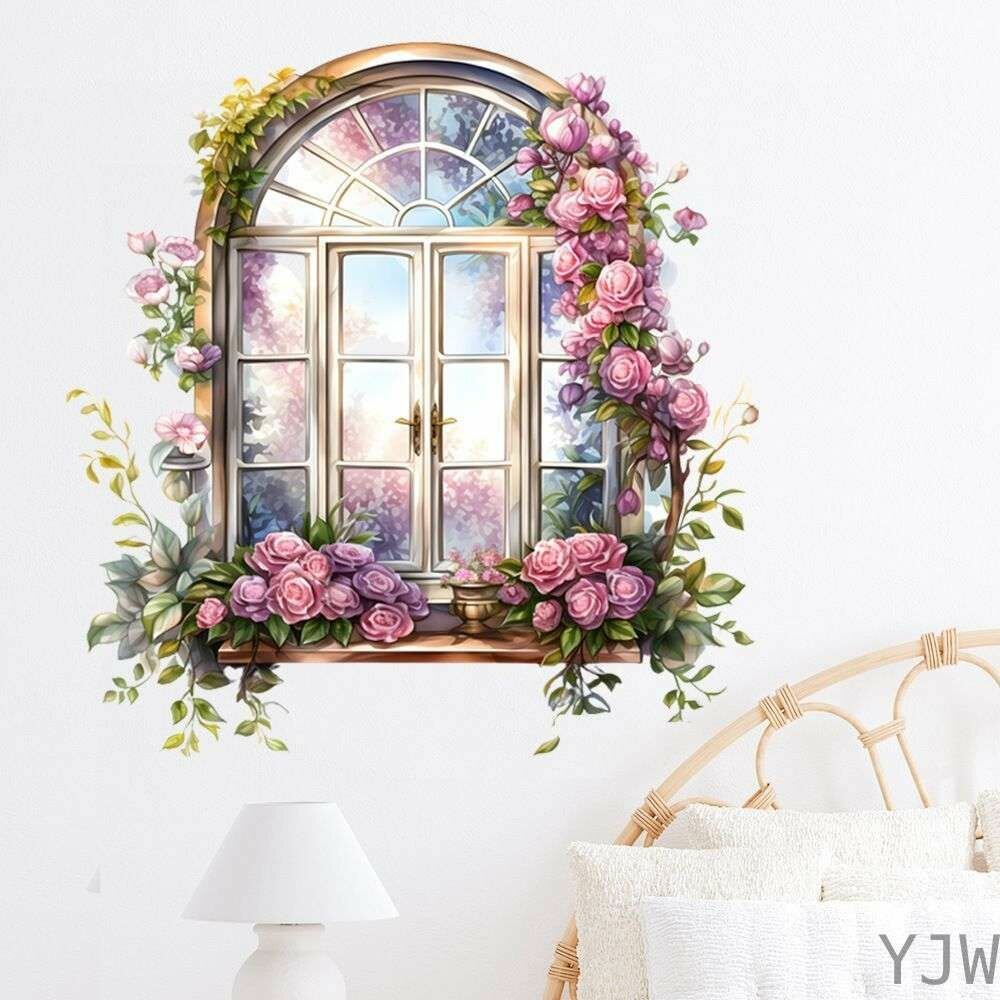 Наклейки для спальни Flower Vine Home