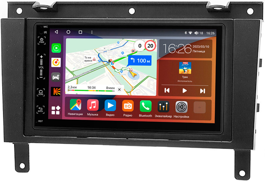Штатная магнитола Volkswagen Pointer 2003-2006 Canbox H-Line 5514-RP-11-801-466 Android 10 (4G-SIM, 6/128, DSP, IPS)
