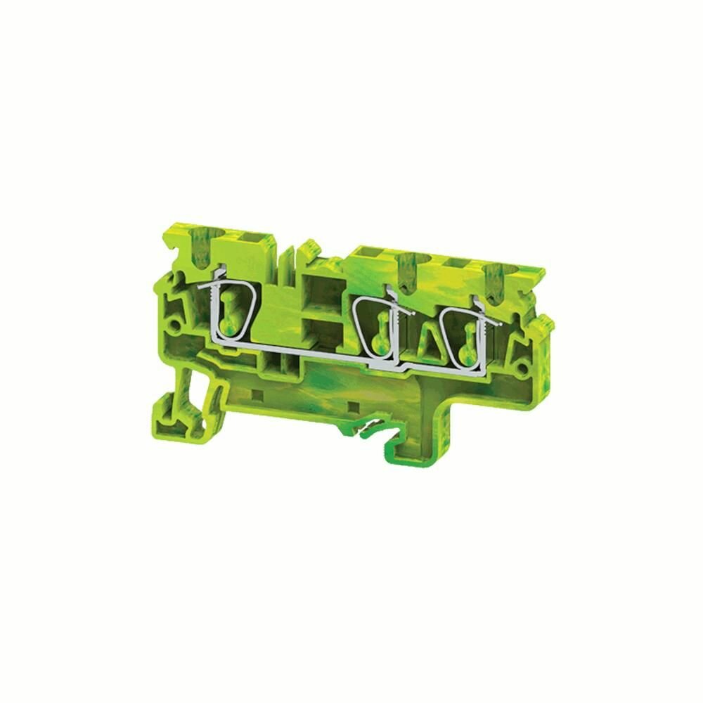 Клемма заземления КЭАЗ 3 контакта, 2,5 мм2, пружинная, OptiClip, CXG-2,5-Triplet-PE-I-0,2-2,5-PEN