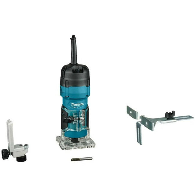 Кромочно-петельный фрезер Makita M3702B, 530 Вт, фрезы 6 мм, рабочий ход: 42 мм