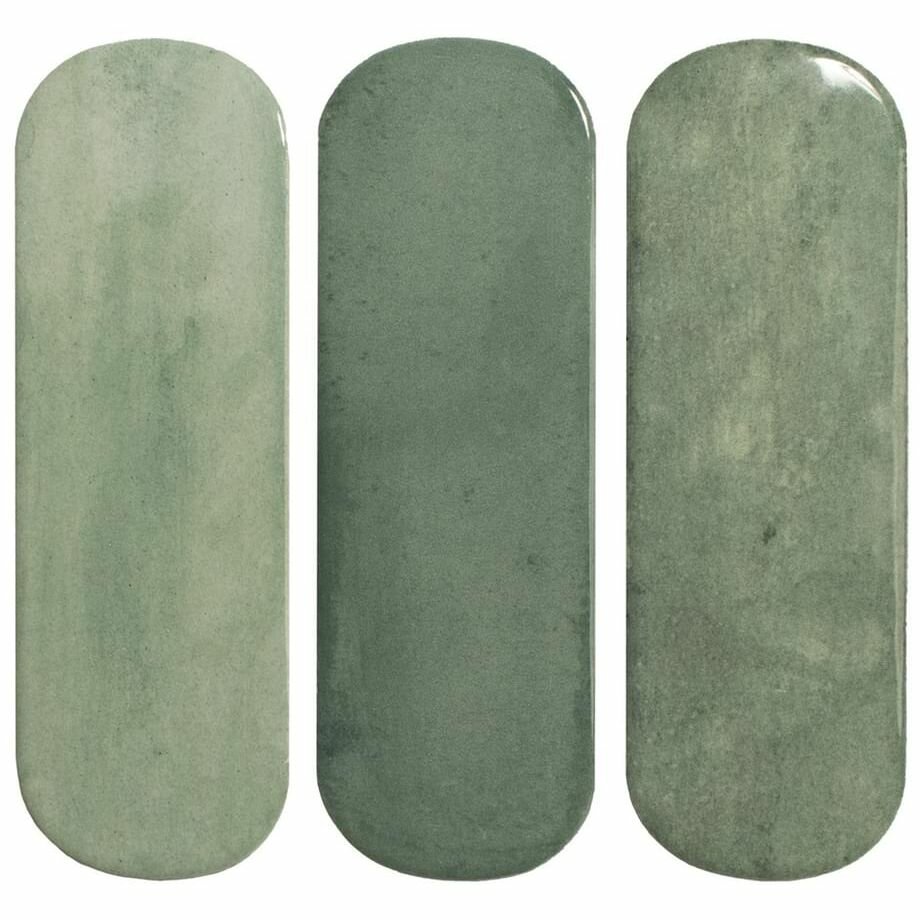 Керамическая плитка DNA Tiles (ДНА Тайлс) Calema Oval Clover 5.2x16 см, 136320