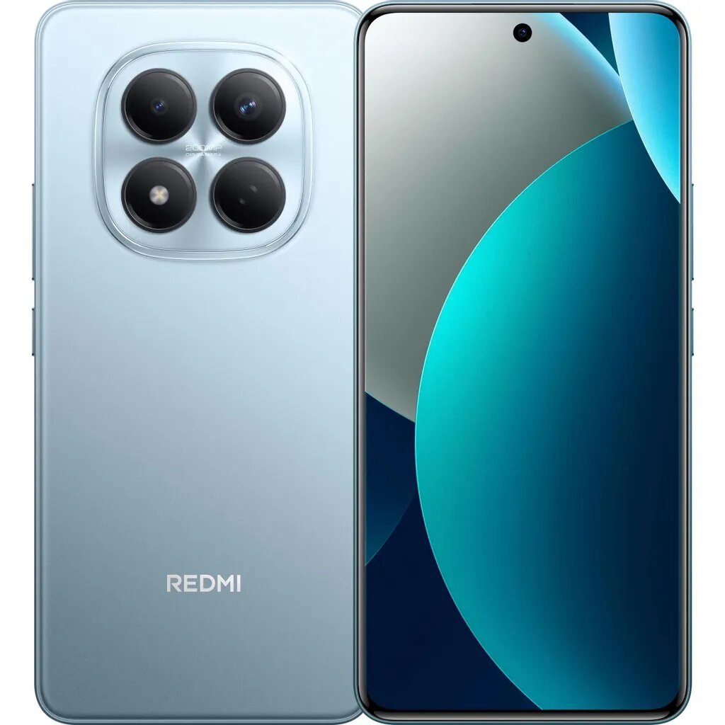 6.77" Смартфон Xiaomi Redmi Note 15 Pro 12/512Gb, NFC, AMOLED, 120Гц, 6500мAч, голубой