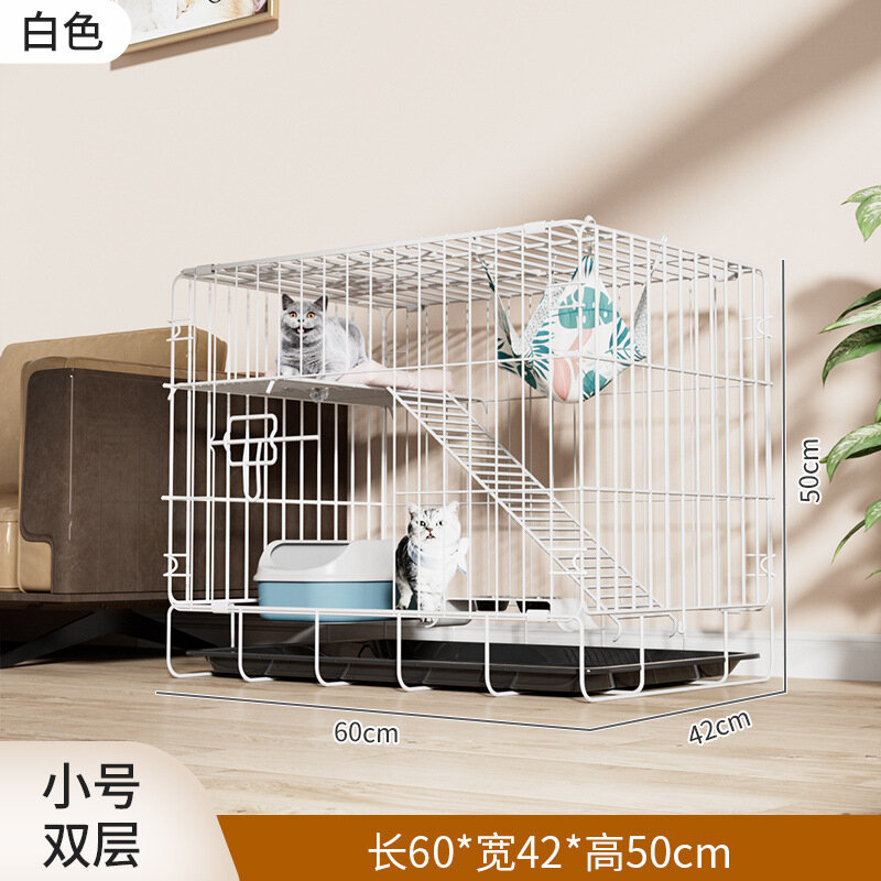Клетка для кошек, большая домашняя клетка для котят, ультрамаленькая портативная складная вилла, кошачье гнездо