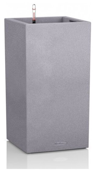 Кашпо с автополивом Lechuza CANTO Color колоннообразной формы 30 Серый 12л