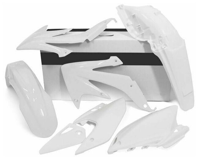 Комплект пластика RTech R-KITCRX-BN0-415 HONDA CRF450X 08-17 белый для мотоцикла