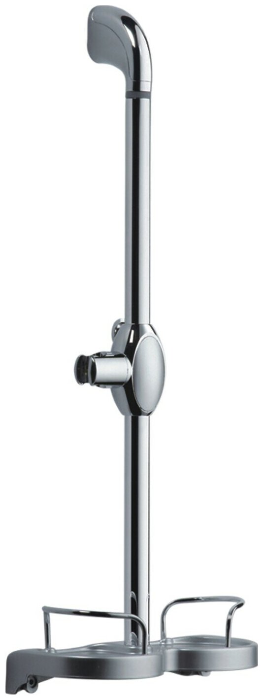 Душевая стойка Haiba HB8006 с мыльницей и держателем для душевой лейки, хром