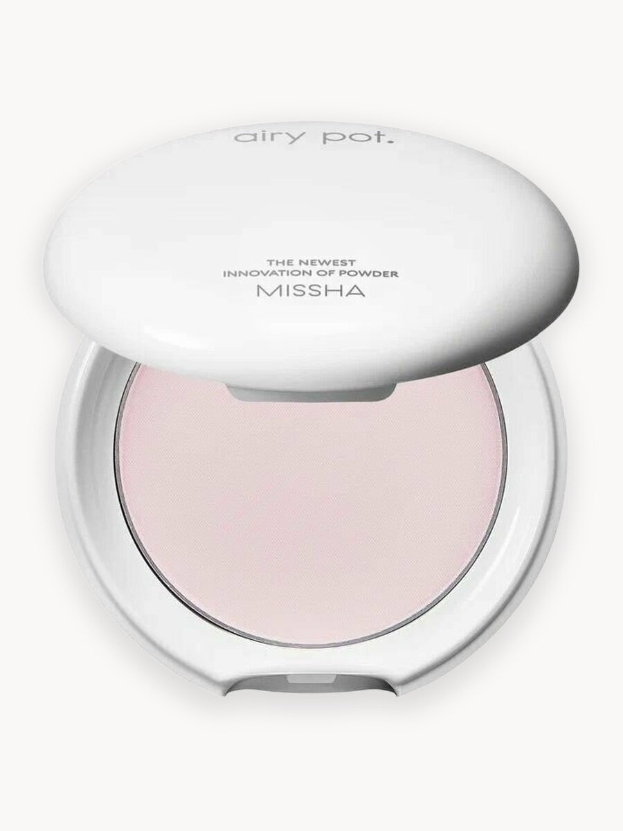 Компактная матирующая пудра, тон Pink Airy Pot Pressed Powder Pink