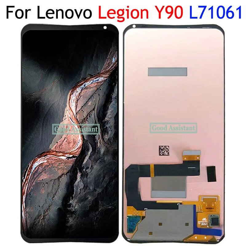 AMOLED черный 6,92 дюйма для Lenovo Legion Y90 L71061 ЖК-дисплей с сенсорным экраном и дигитайзером в сборе, запасные части