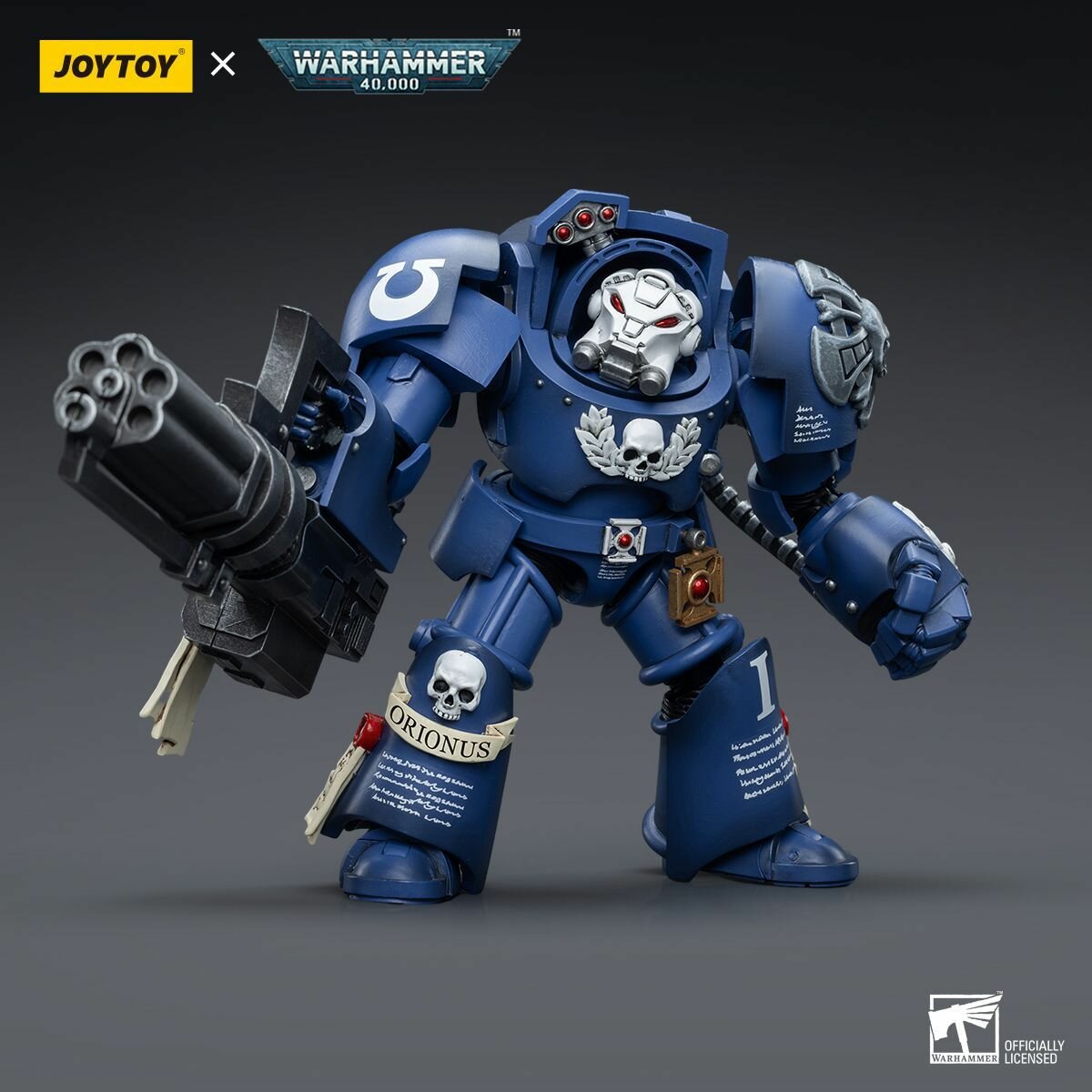 Подвижная фигурка JOYTOY Warhammer 40000 Ultramarines Terminators Brother Orionus