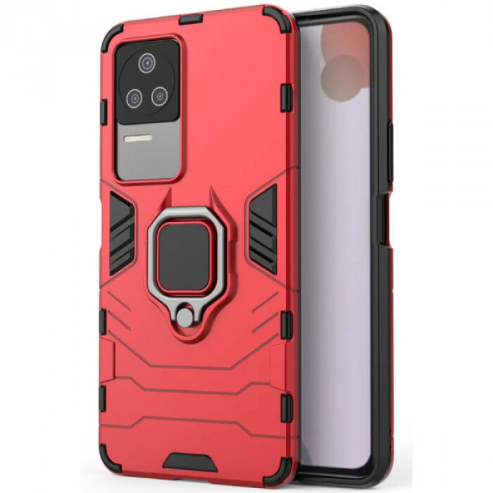 Transformer Ring Противоударный чехол под магнитный держатель для Xiaomi Poco F4 / Redmi K40s