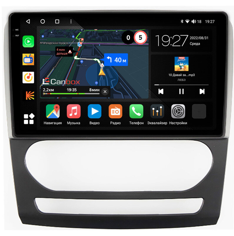 Штатная магнитола Foton Toano 2023-2024 Canbox M-Line 2K 4176-10-1973 на Android 10 (4G-SIM, 2/32, DSP, QLed)